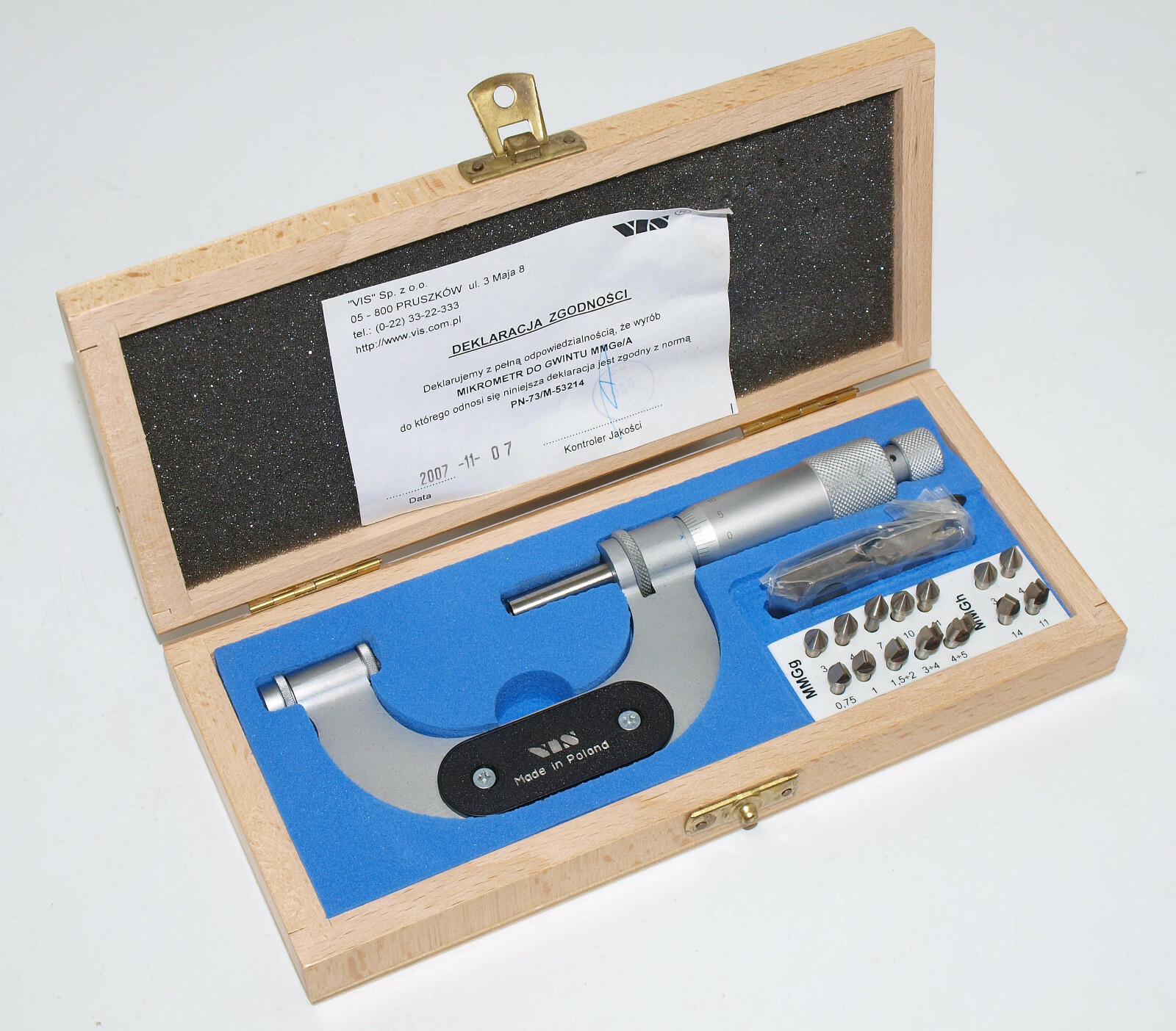 Fowler 25-50mm Screw Thread Micrometer 52-219-020-0 for sale online | eBay