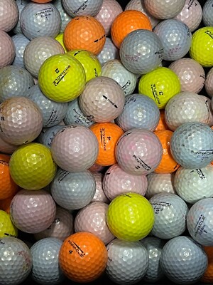 100 Pinnacle Bling Assorted Mix Used Golf Balls - 2A Grade AA Shag Hit ...