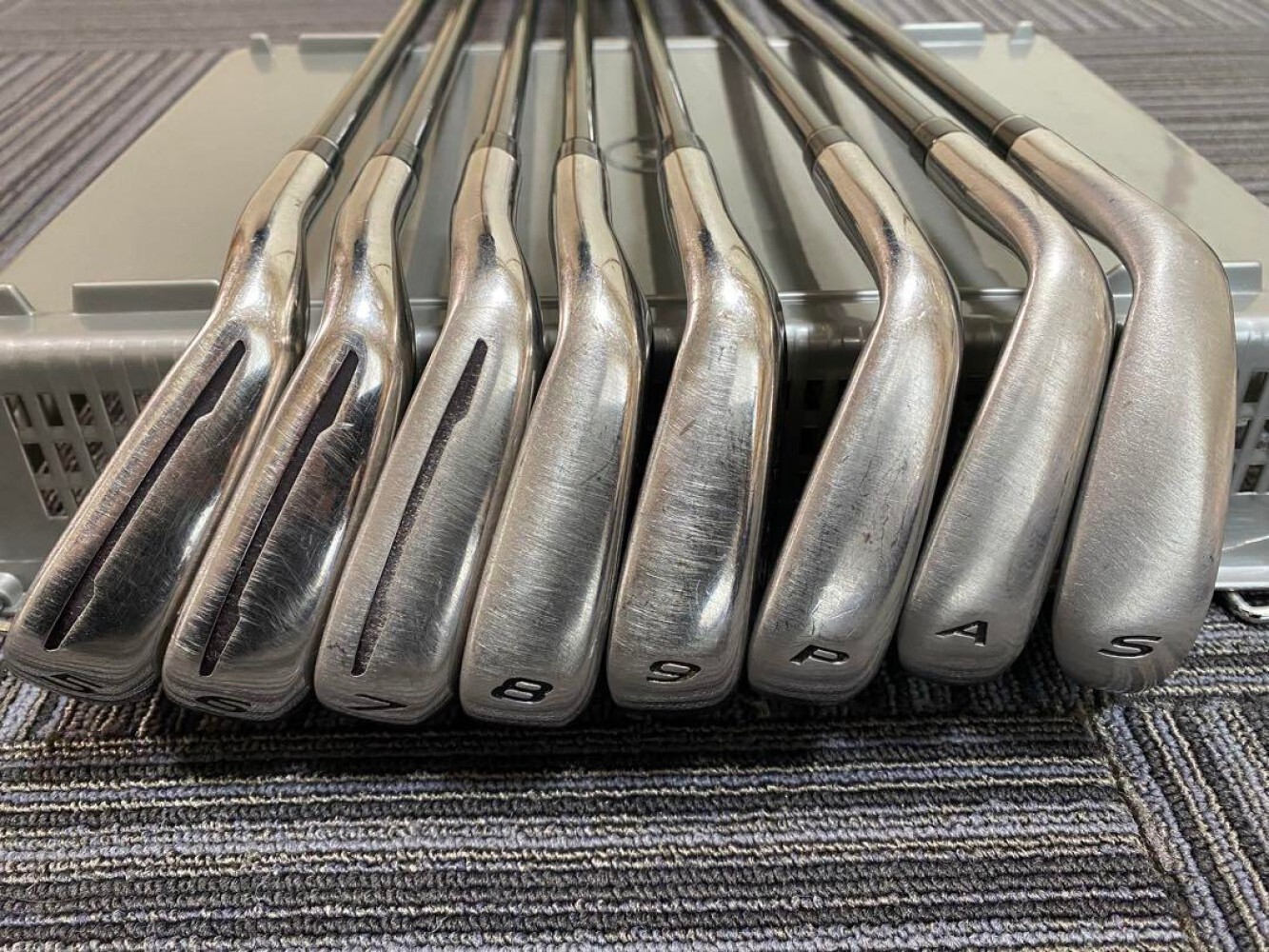 TaylorMade M2 2019 Iron Set (5-PW, AW, SW) 8 Clubs Flex: S (REAX75 ...