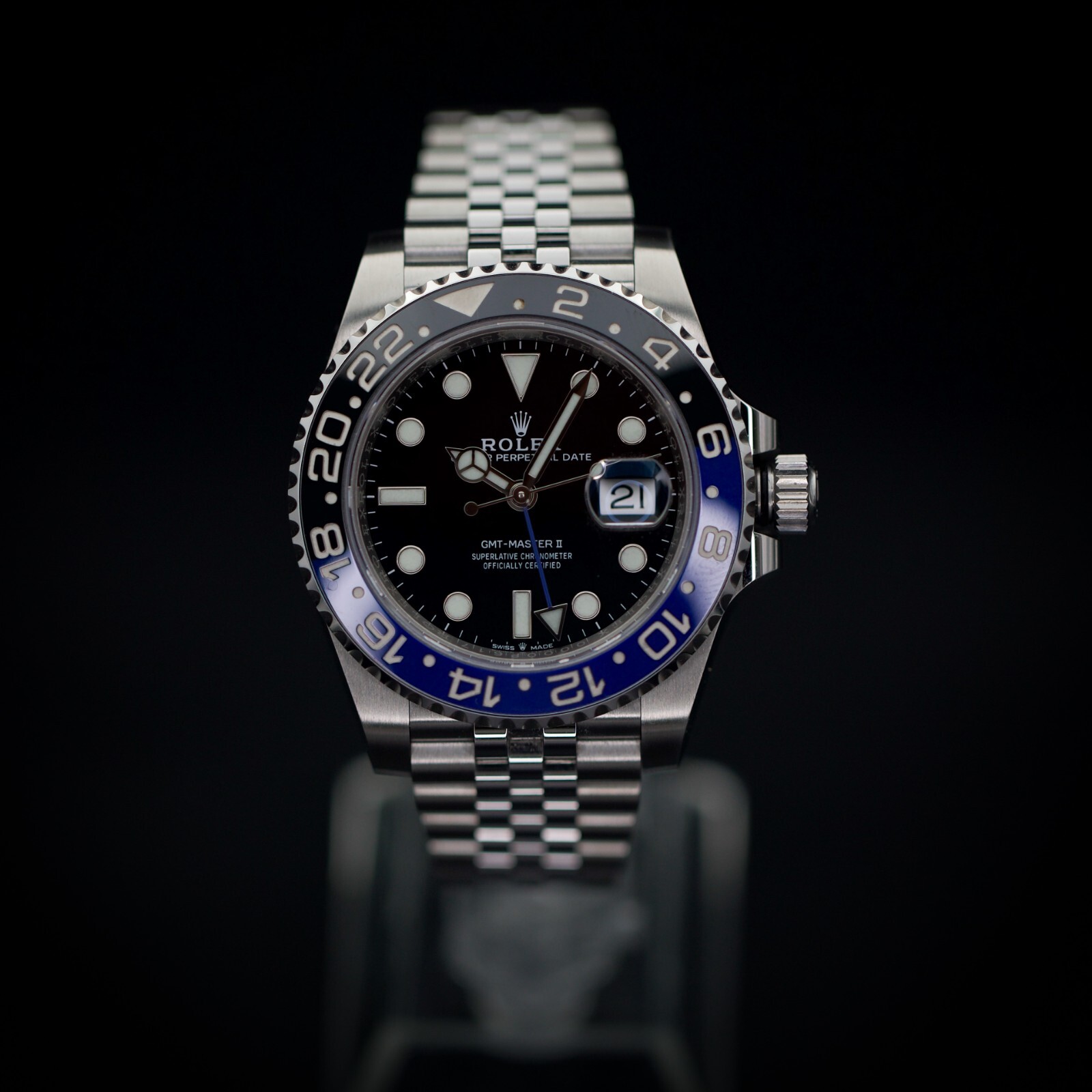 2021 Rolex GMT Master "Batgirl" Blue Jubilee Ceramic … - Gem
