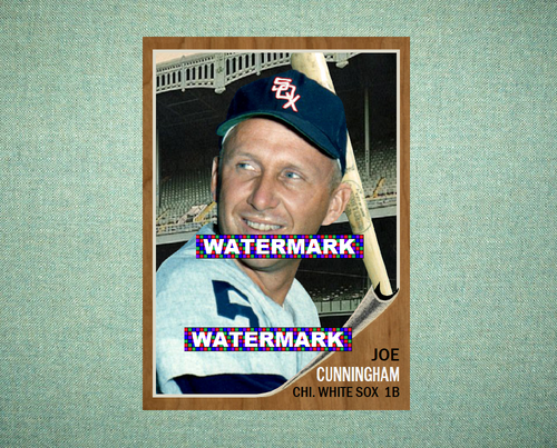 Joe Cunningham Chicago White Sox 1962 Style Custom Baseball Art Card | eBay