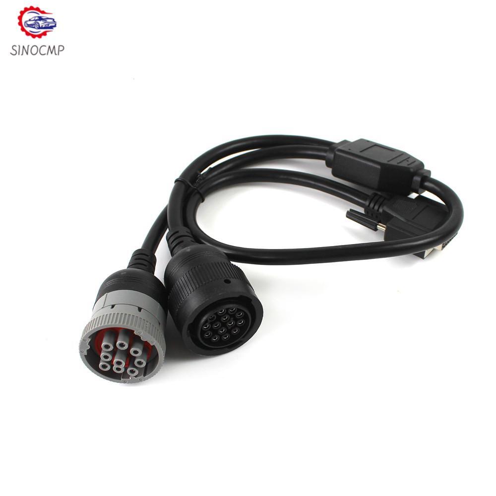 9-pin & 14-pin Split Connect for CAT ET-3 Service Y Cable Comm Adapter ...