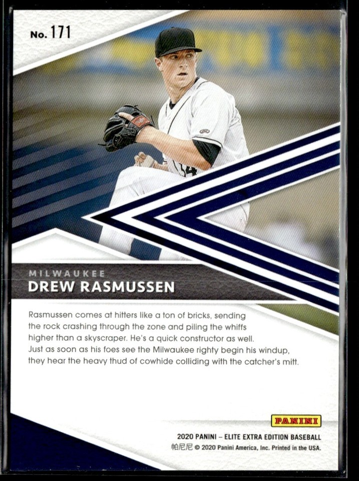 2020 Eliote Extra Edition Turn Of The Century Drew Rasmussen /120 ...