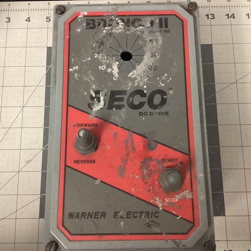 Warner Electric Seco DC Drive BRONCO II Model 165 (LQS22J) | eBay