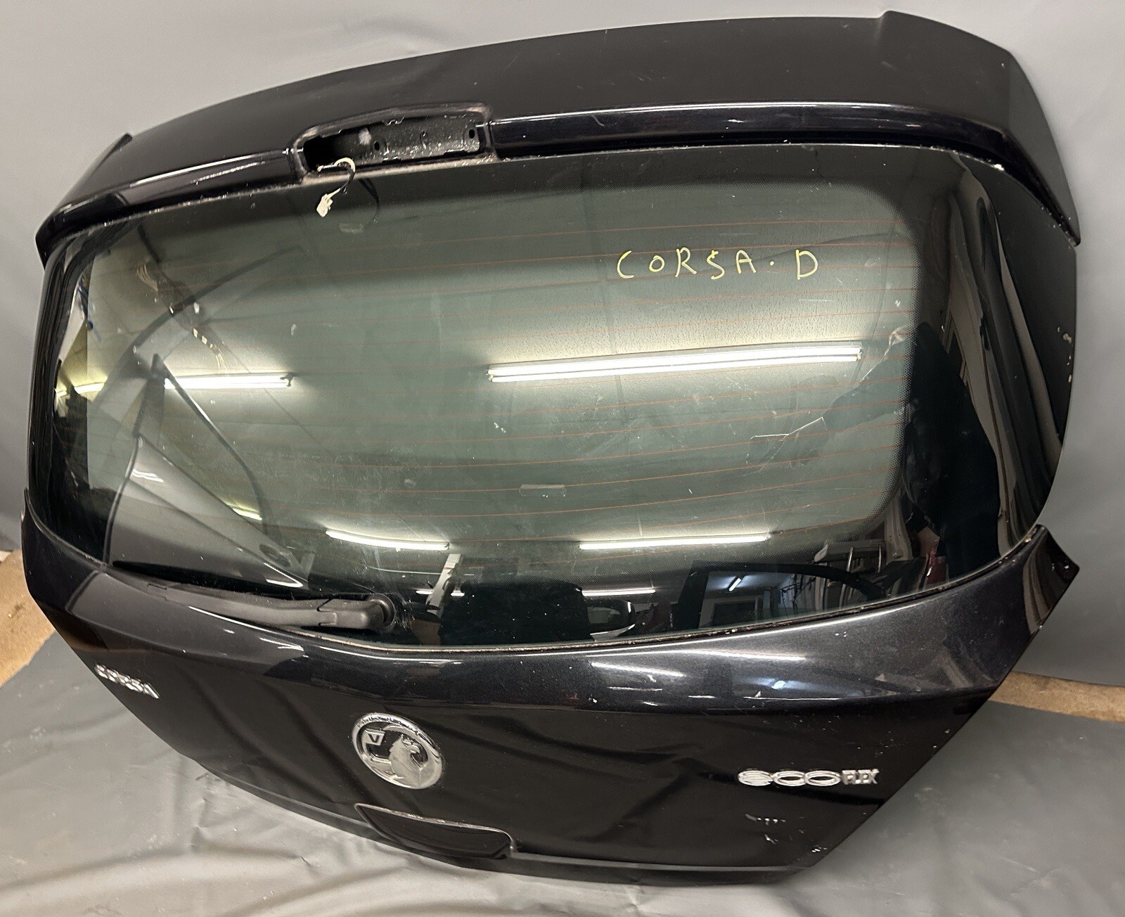 VAUXHALL CORSA D REAR TAILGATE BOOT LID 5 DOOR BLACK COLOUR 2006-2014 ...