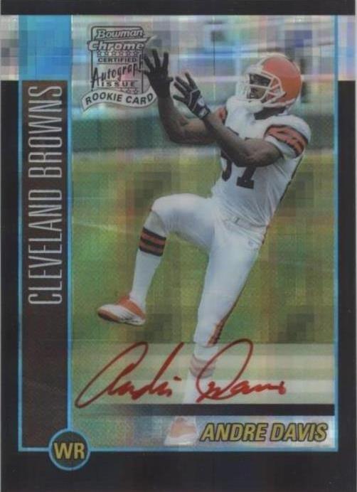 2002 Bowman Chrome - Rookie Autographs Andra Davis #221 X-Fractor (AU ...