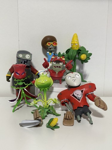 Plants Vs Zombies Diamond Select Lot Disco, Kernel, Rose, Weed, Goalie ...