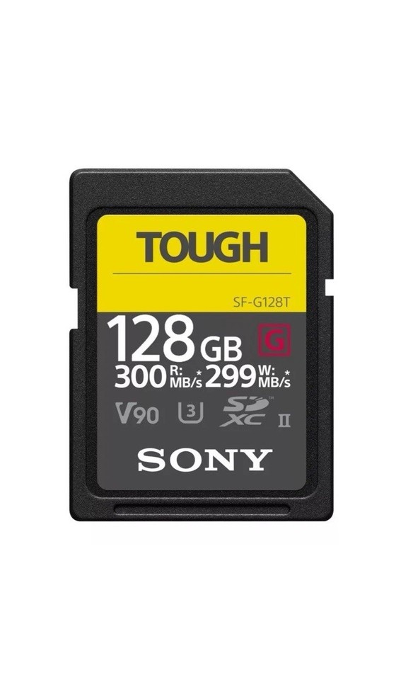 Sony 128GB SD Card R300/W299 W/Sony SDXC UHS-II Reader Writer SF-G128T ...
