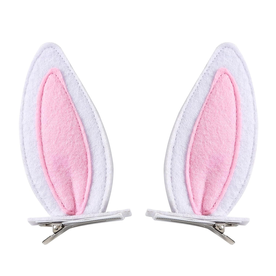 Bunny Ears Hair Clips Toddler Girls Women Easter Halloween Rabbit Hair ...