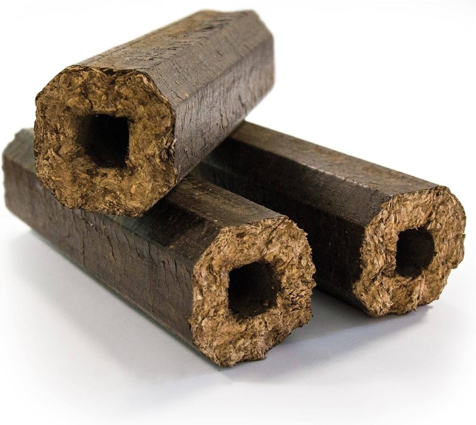 High-Energy Ultra Dry Heat Logs: 24 Eco-Friendly Wood Logs for ...