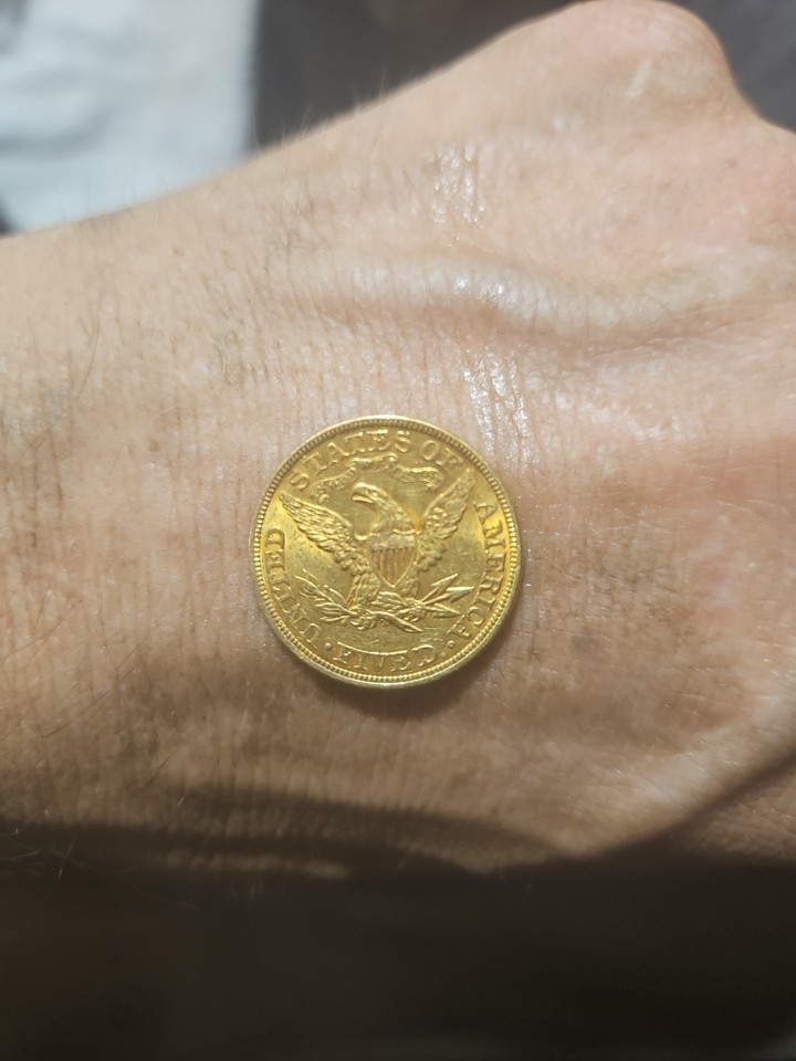 1897 Five Dollar Gold Coin | eBay