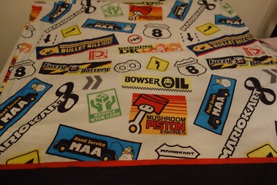 Mario Kart 8 Full Size Flat Top Bed Sheet Nintendo | eBay