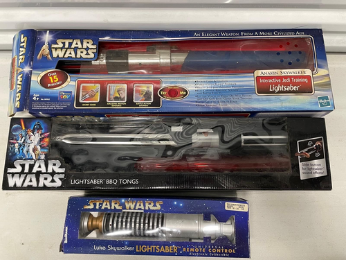 Hasbro Star Wars Anakin Skywalker and Luke Interactive Jedi Training ...