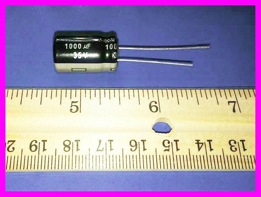 Electrolytic Capacitor 1000 uf/microfarad 35 v/volt 85C Panasonic (Qty ...