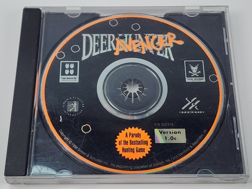 Deer Avenger Disk Only PC/Mac CD-ROM SimonSchuster 1998 game for ...