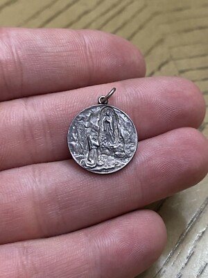 925 Sterling Silver Vintage Antaya Stamped Religious Pendant Charm 925 ...