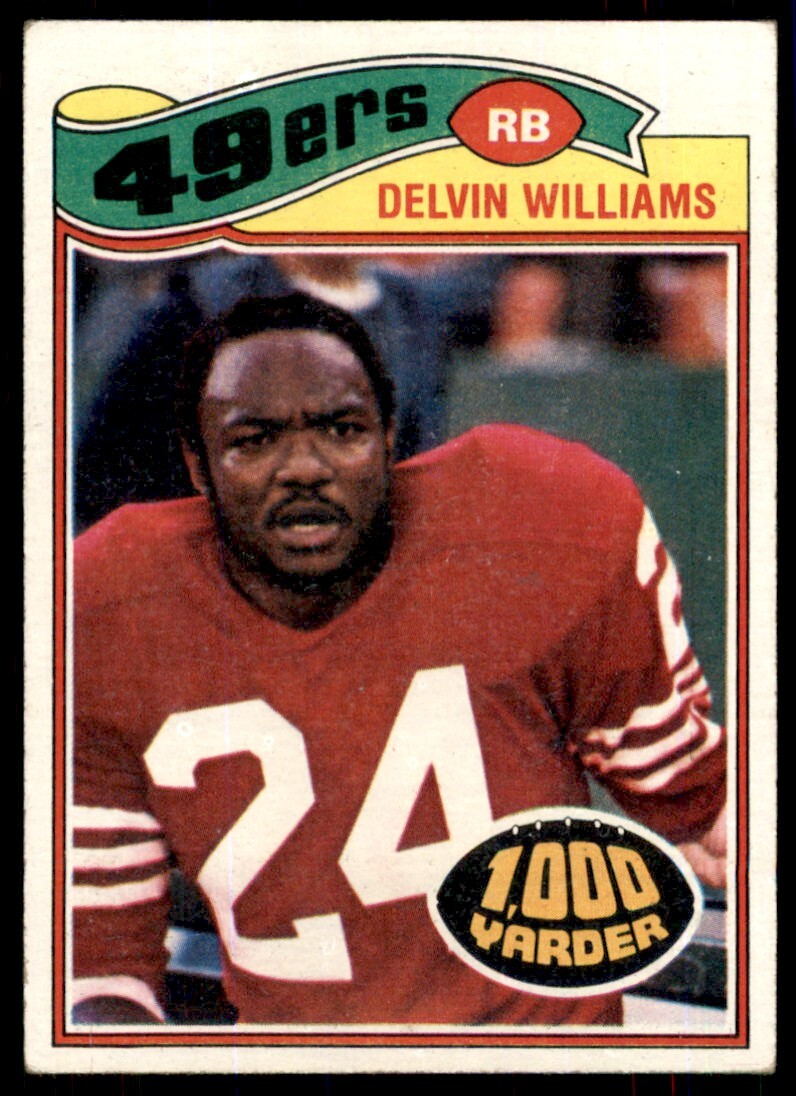 1977 Topps Football Delvin Williams (A) RC San Francisco 49ers #425 | eBay