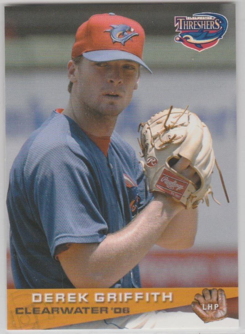 2006 Grandstand Clearwater Threshers #NNO Derek Griffith Phillies | eBay