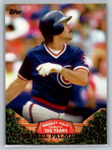 2016 Topps 100 Years at Wrigley #WRIG-33 Rafael Palmeiro Chicago Cubs ...