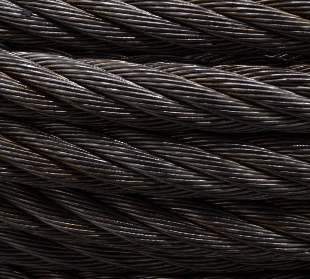 (2 Pk) Wire Rope Steel Winch Cable 3/8"x50' Self-Locking Swivel Hook ...