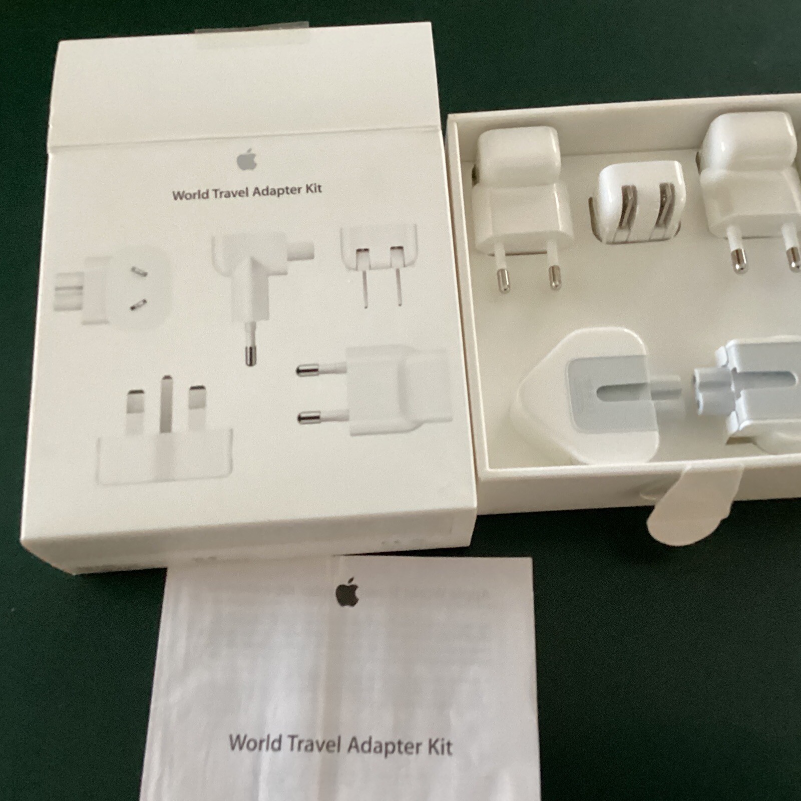 Apple MD837AM/A World Travel Adapter Kit - White Never used open box | eBay