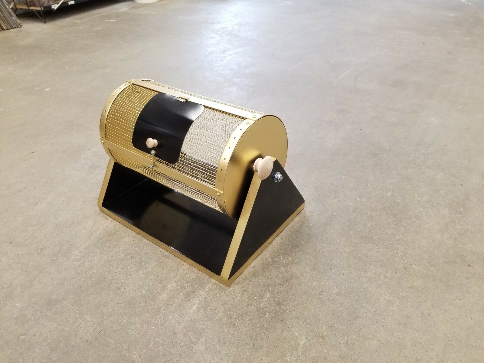 SMALL HAND CRAFTED RAFFLE TICKET,DRUM, PUT IN WHAT COLOR WHEN YOU ...