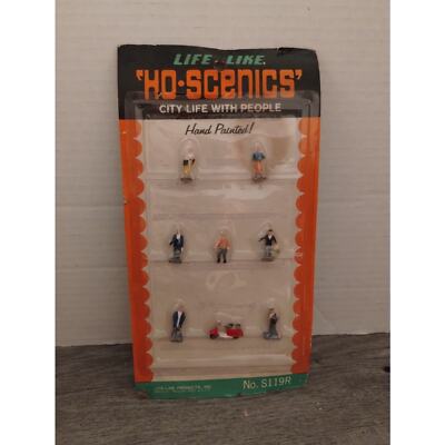 HO Scale Life-Like #S119R HO-Scenics City Life With People | eBay