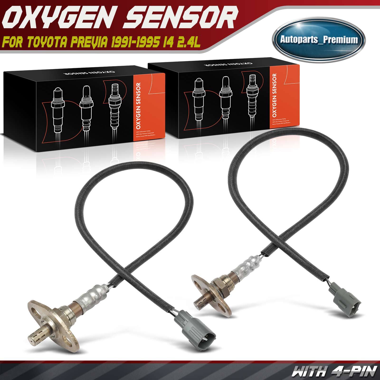 2x O2 Oxygen Sensors for Toyota Previa 2.4L 2TZFE 1991-1995 Upstream ...
