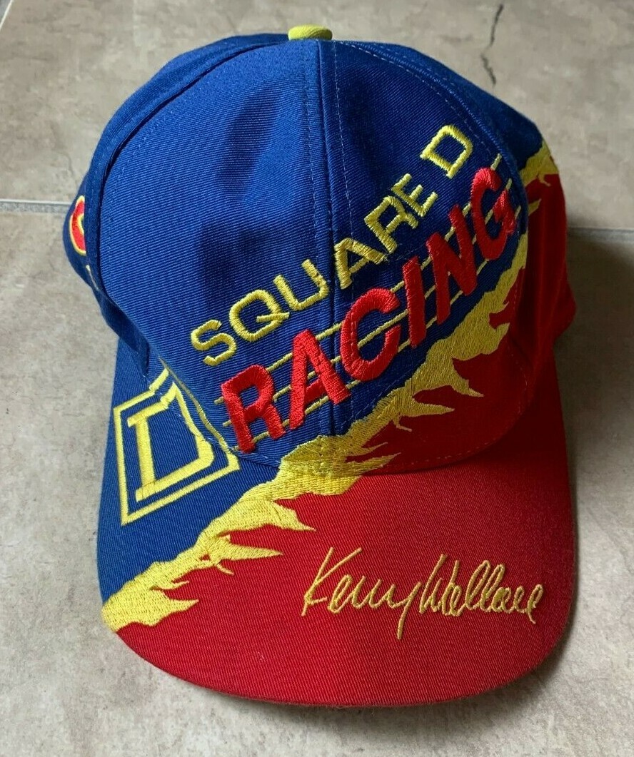 NASCAR Kenny Wallace #81 Square D Racing Kudzu Hat Cap Adjustable ...