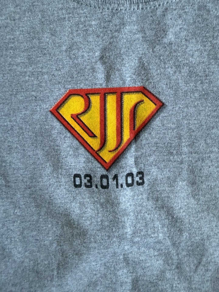 Vintage Roy Jones Jr Vs John Ruiz Shirt Mens M Gray Boxing Promo Y2K ...