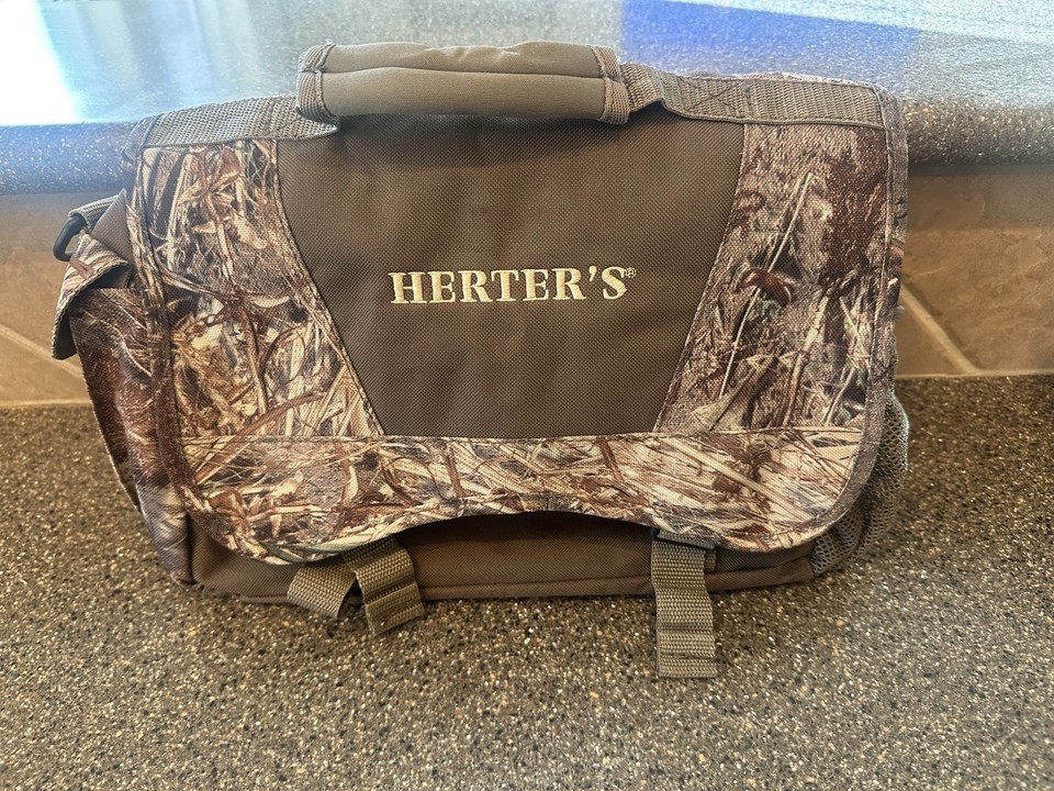 EUC Herter's Quick Hit Timber Blind Bag Mossy Oak Duck Blind Camo Duck ...