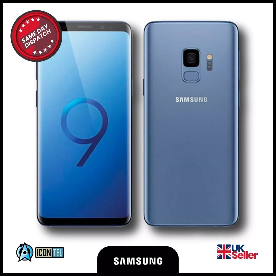 NEW Samsung Galaxy S9 G960U 64GB GSM Unlocked AT&T T-Mobile MetroPCS ...
