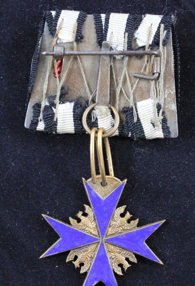 WWI German Prinzen Pour le Mérite “Blue Max” – Lapel Decoration – Godet ...