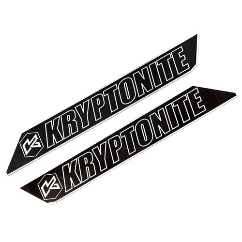 2 Kryptonite Control Arm Replacement Logo Name Plates for 99-06 GM 1500 ...