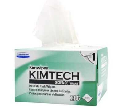 Kimtech science kimwipes delicate task wipers, 1-ply, 4.4x8.4, 286/Box ...