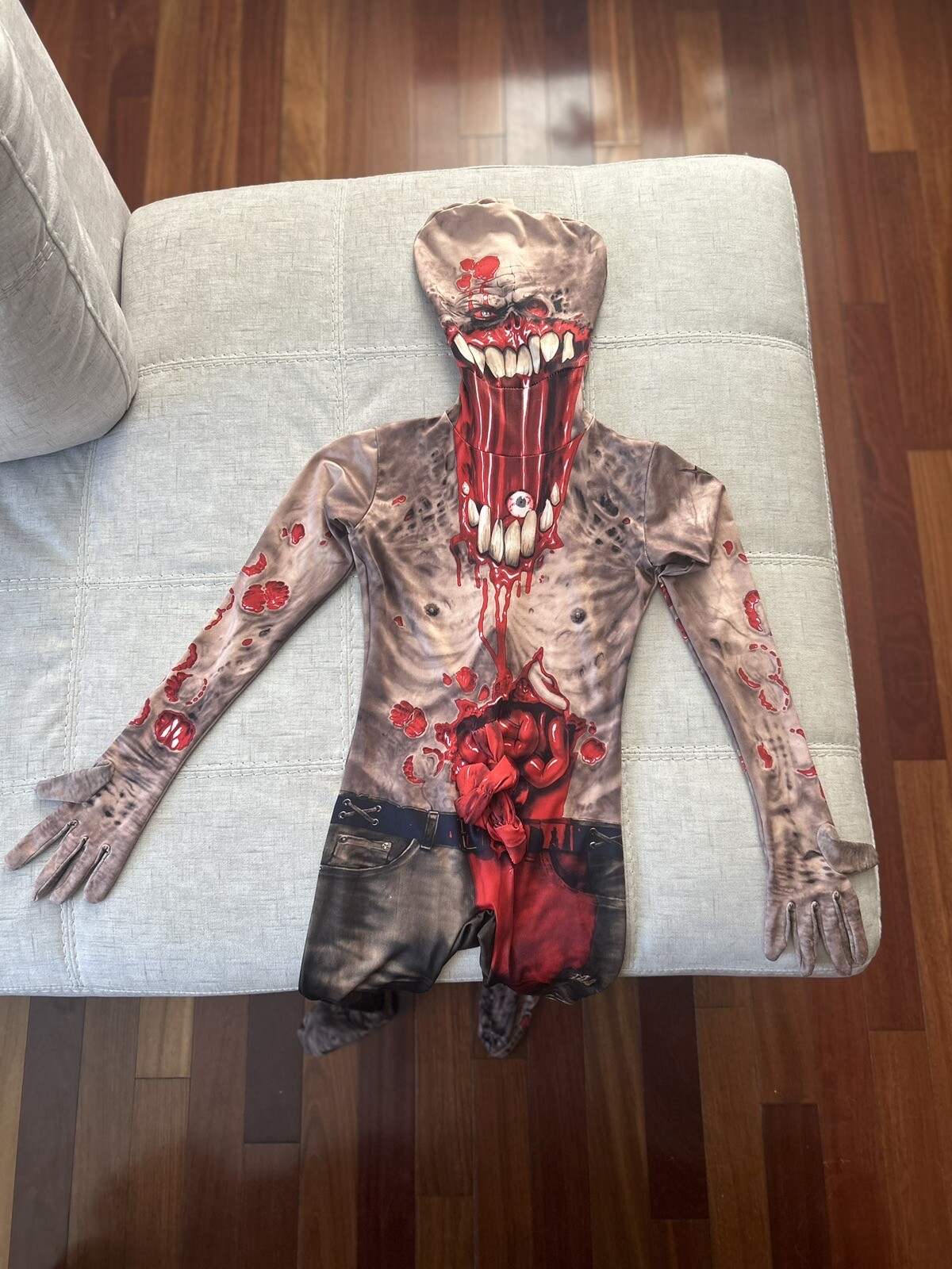 Spirit Halloween Kid Costume Scary Creature Medium si… - Gem