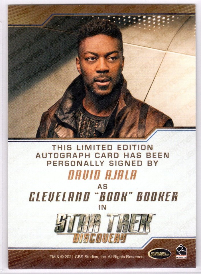 STAR TREK DISCOVERY SEASON 4 DAVID AJALA AS CLEVELAND BOOKER BROWN ...