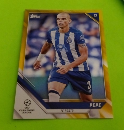 2021-22 Topps UCL Collection YELLOW SP Parallel FOIL 43/250 Pepe #181 ...