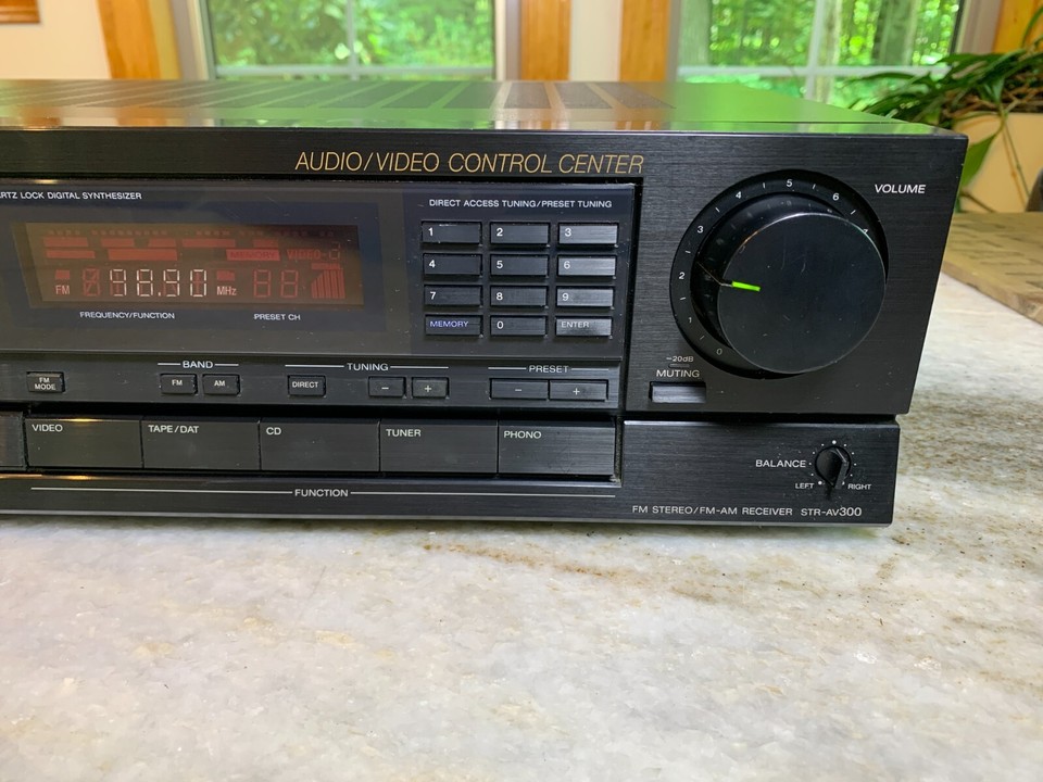 Vintage 1980s 80s 1990s 90s STR-AV300 Stereo Reciever Receiver PHONO ...