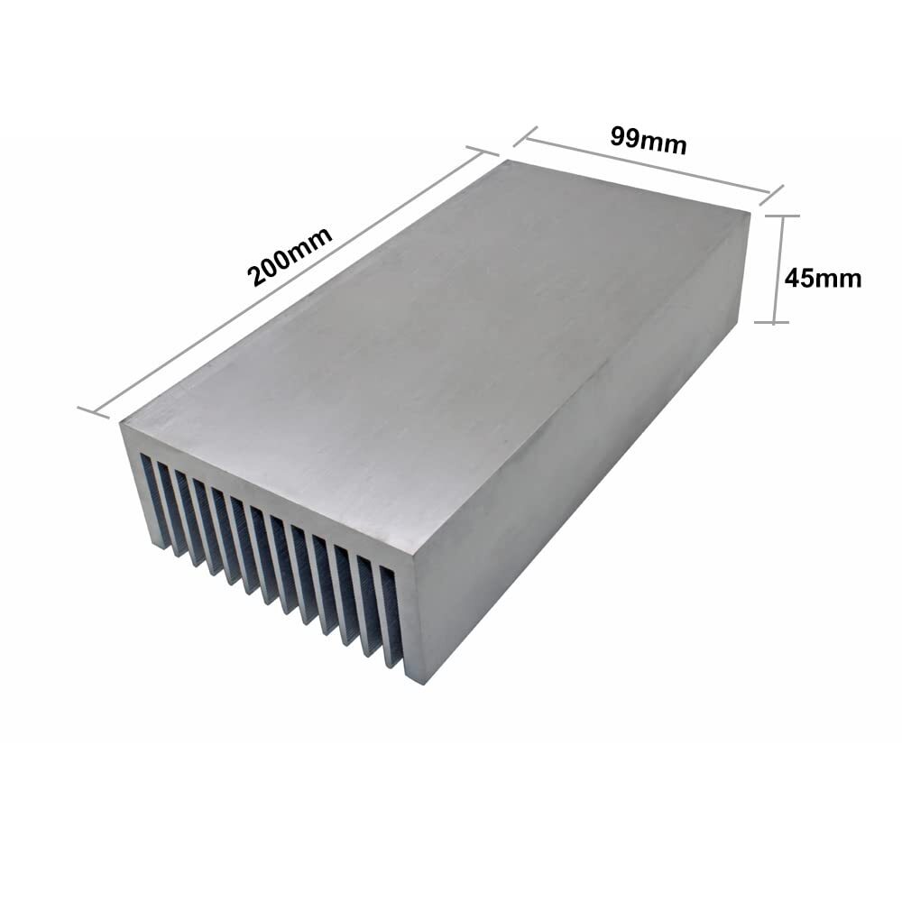 Large Aluminum Heatsink LED Cooler Cooling Radiator for LCD Electronic ...