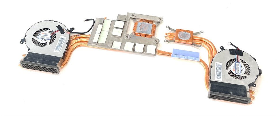 E32250013BA8 MSI GP62MVR 7RFX MS-16JB CPU Cooling Fans w/ Heatsink ...
