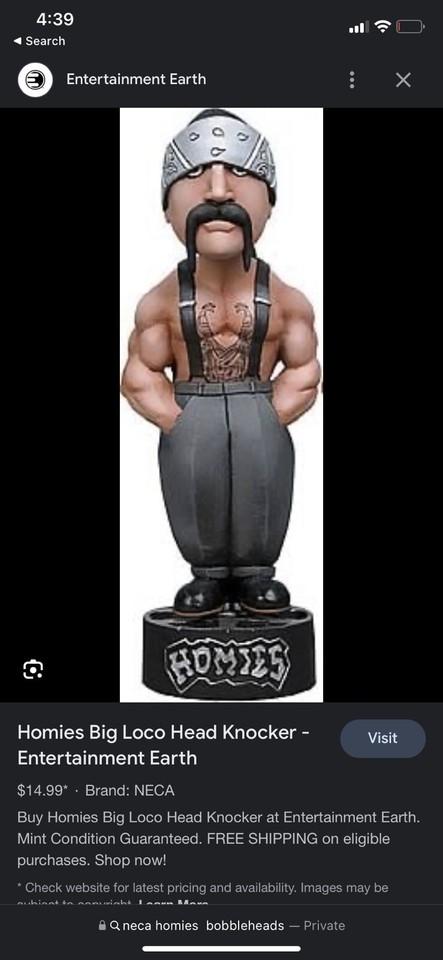 NIB 2003 Homies Big Loco Neca Head Knockers Bobblehead collectible New ...