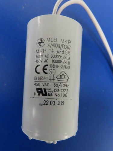 14uF 400-460V MLB MKP 14 400III E1267 Fan Motor Capacitor | eBay