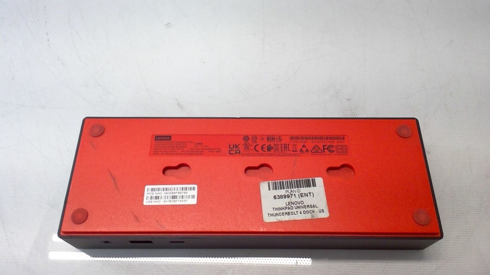 Lenovo DK2131 ThinkPad Thunderbolt 4 Workstation Dock- Black/Red | eBay