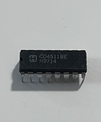 2 Pcs CD4511BE CD4511 CMOS BCD-to-7-Segment LED Latch Decoder | eBay