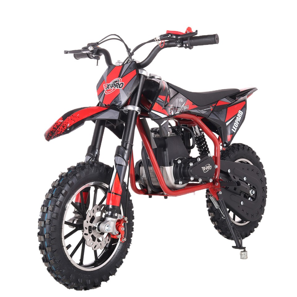 X-PRO Leopard 40cc Mini Dirt Bike Gas Powered 4 Stroke Kids Pit Bikes ...
