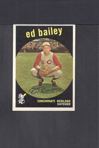 1959 TOPPS #210 ED BAILEY-1--REDS--NO CREASES--EX/MT | eBay