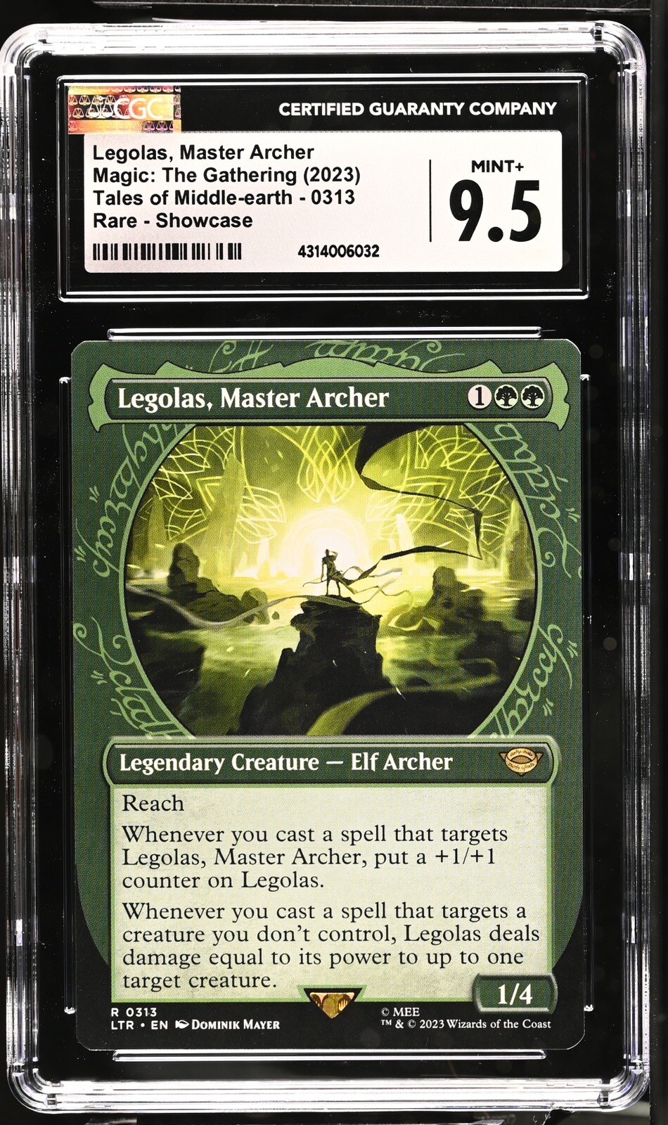 (CGC 9.5) MtG: Lord of the Rings – Legolas, Master Archer #313 ...