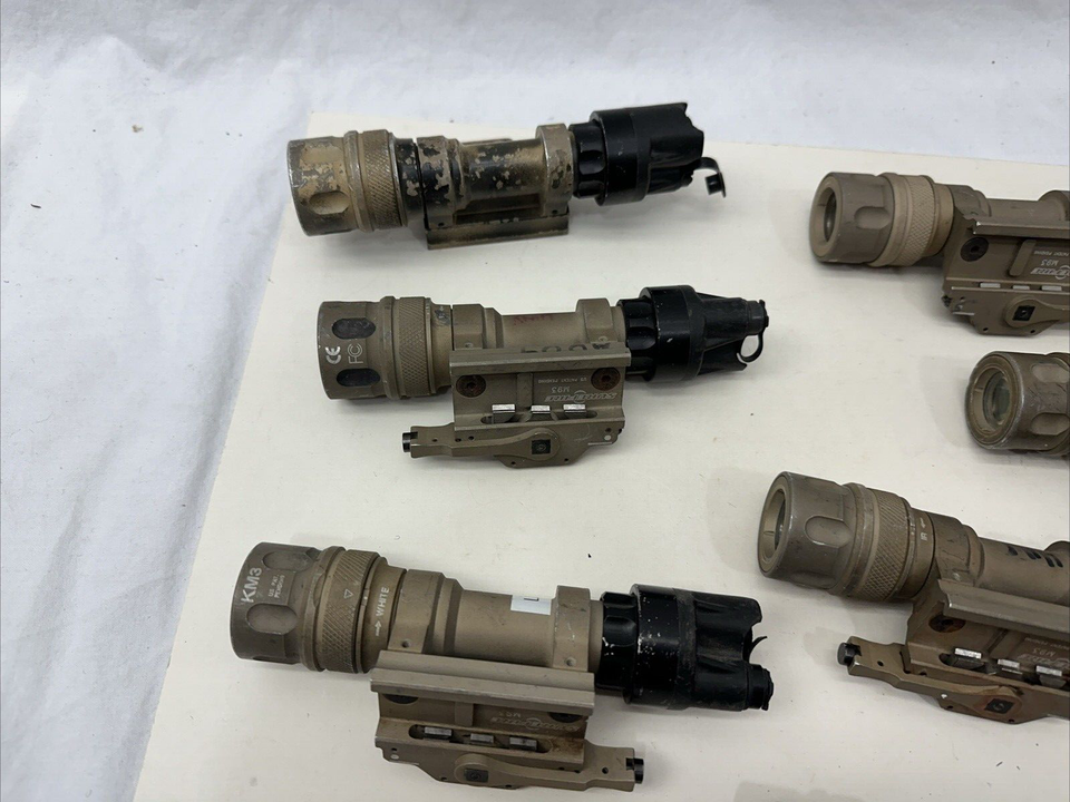 Used Surefire M952V TN Tan Weapon Flashlight Grade C M93 Mount KM3 ...