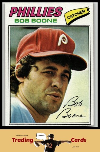 1977 Topps #545 Bob Boone Philadelphia Phillies Baseball Card EX/NM | eBay